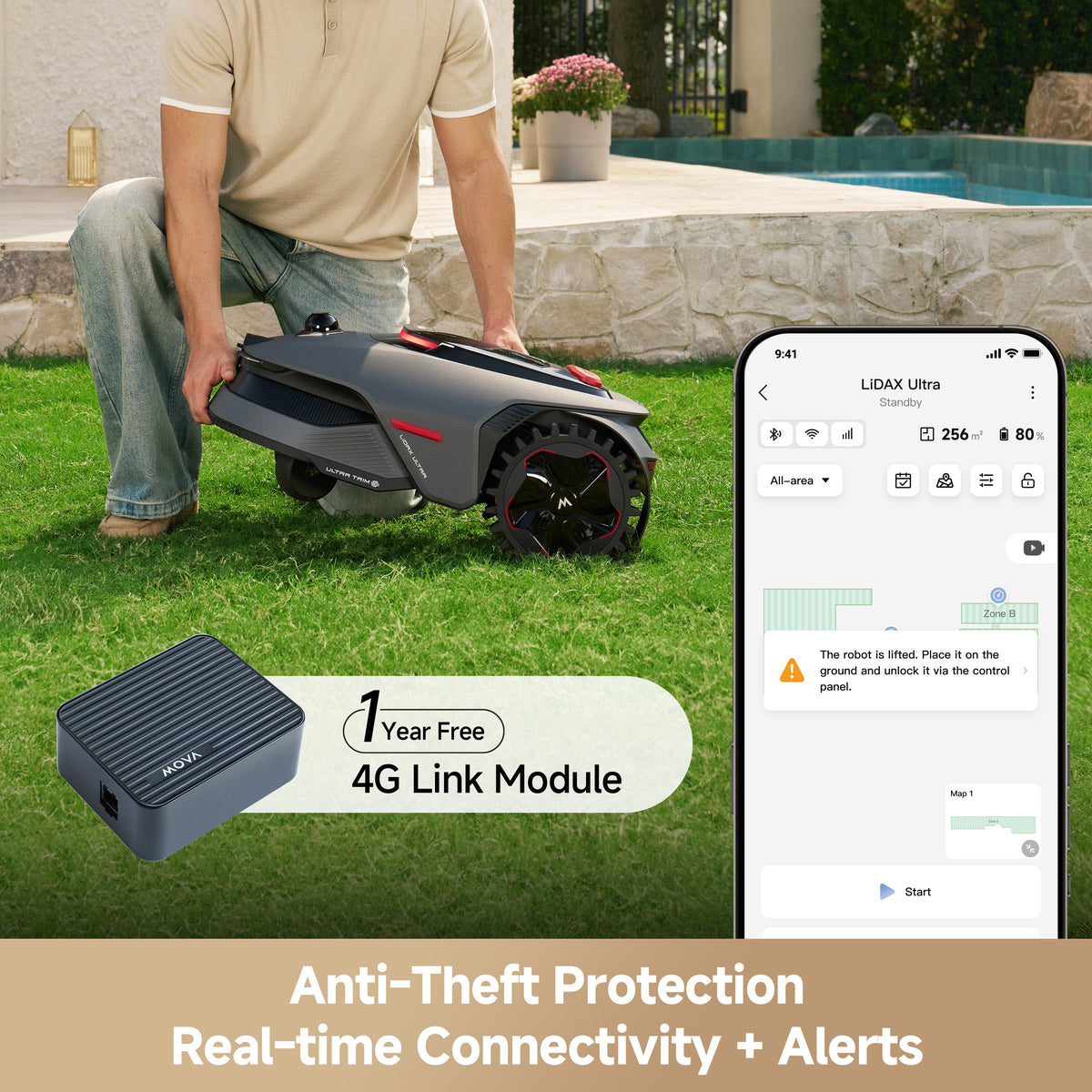 MOVA LiDAX Ultra 2000 Robot Lawn Mower | MOVA US