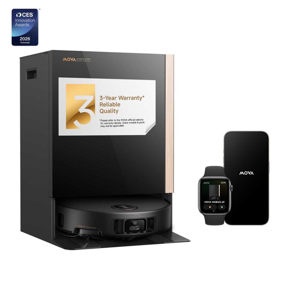 MOVA Mobius 60 Robot Vacuum with Self-Empty Dock & Laser Mapping | MOVA US
